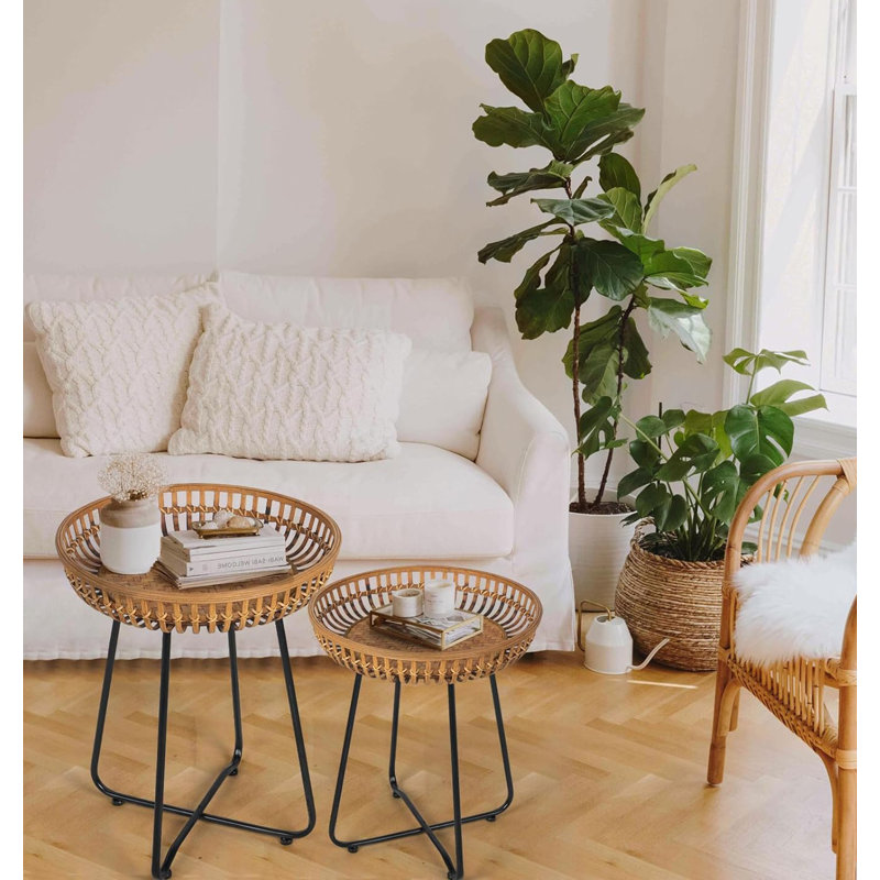 Bamboo nesting tables store